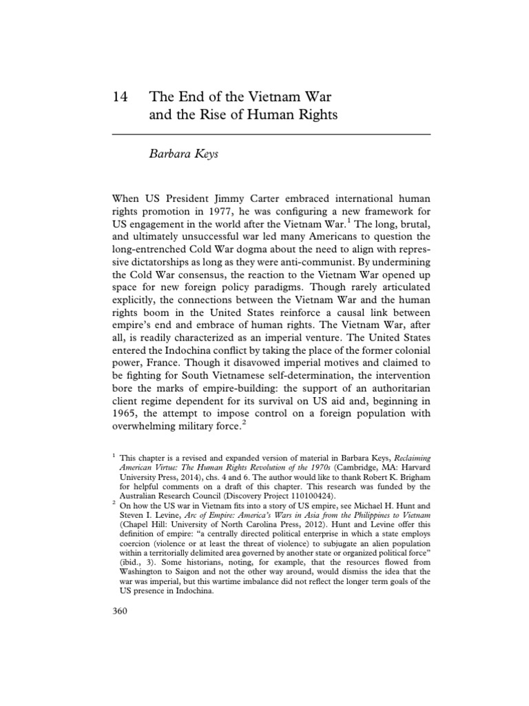 Vietnam War's Impact on Human Rights | PDF | United States Congress ...