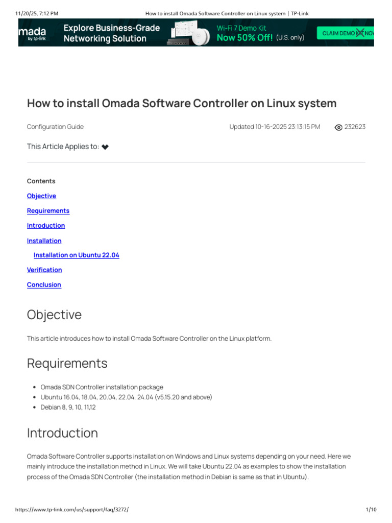 Install Omada Controller on Linux Guide | PDF | Software Engineering ...