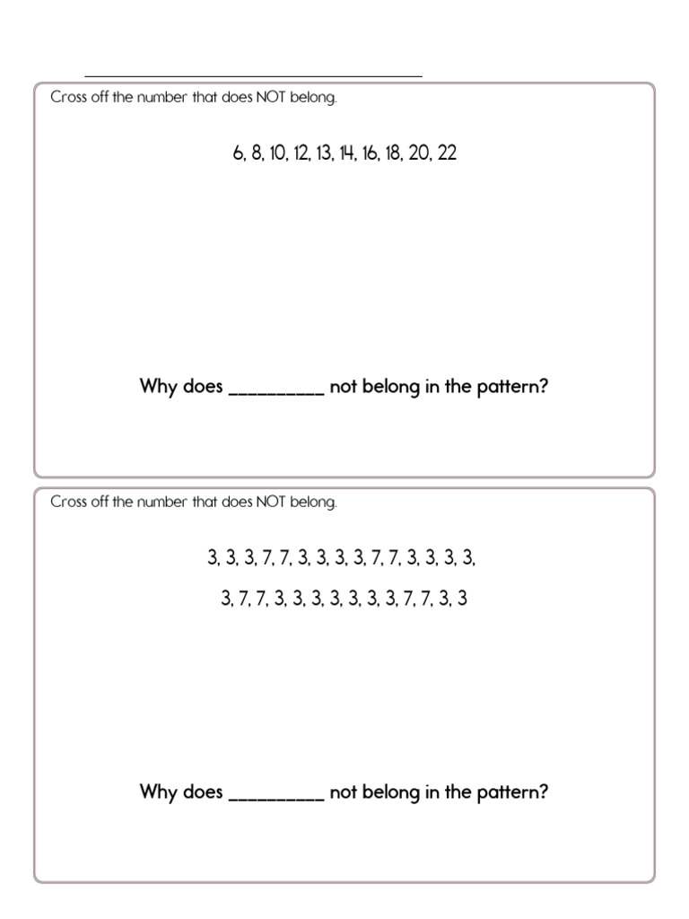 Math Worksheets for Week of March 23 | PDF
