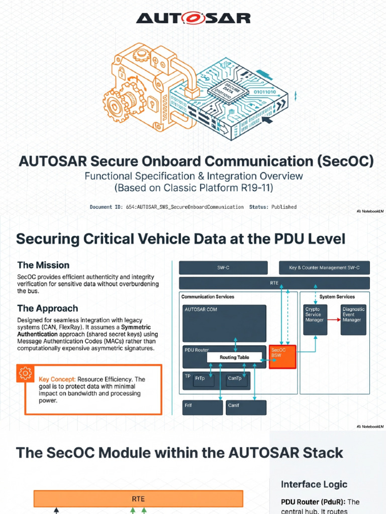 AUTOSAR Secure Onboard Communication Deep Dive | PDF