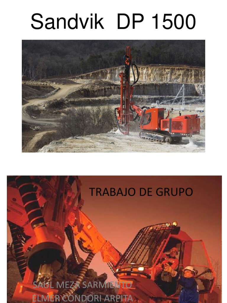 Sandvik DP 1500 | PDF | Compresor de gas | Bomba