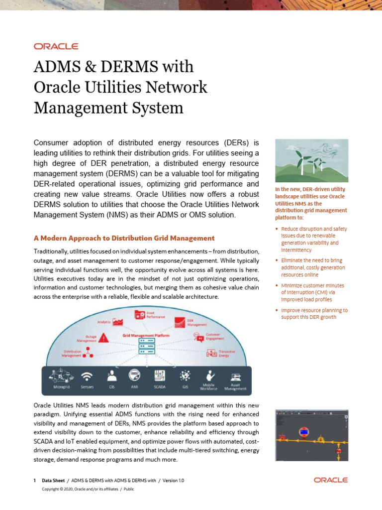 Oracle DERMS for Modern Utilities | PDF | Electrical Grid | Distributed ...