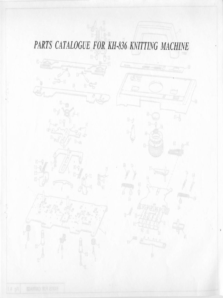 Carriage Parts List and Descriptions | PDF