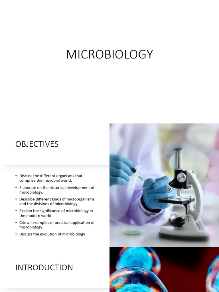 Overview of Microbiology and Its Impact | PDF | Microbiology ...