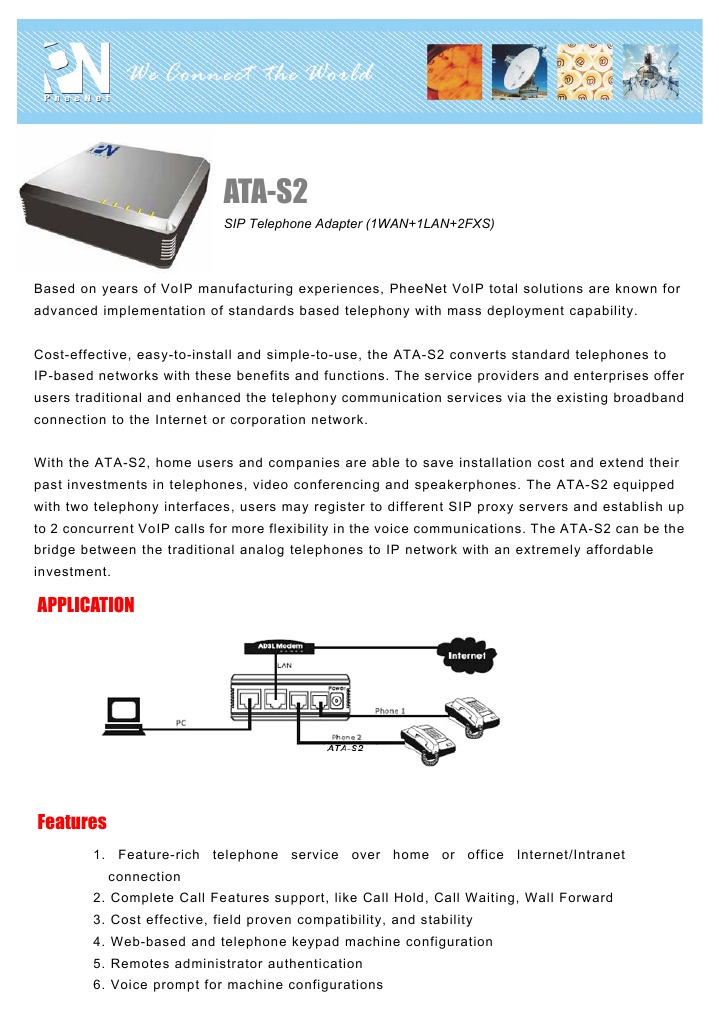 Ata S2 | PDF | Voice Over Ip | Telephone