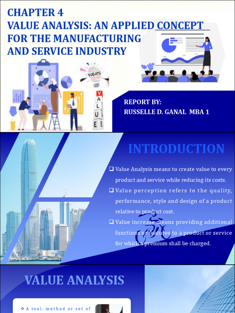 Value Analysis in Manufacturing & Services | PDF | Lean Manufacturing ...