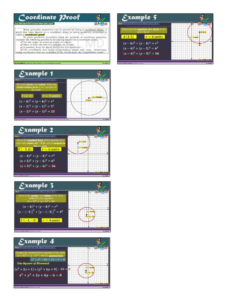 MATH Coordinate Proof | PDF