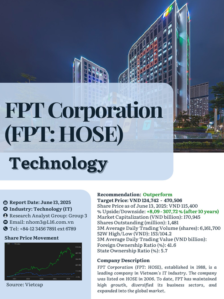 FPT Corporation Investment Report 2025 | PDF | Free Cash Flow | Capital ...