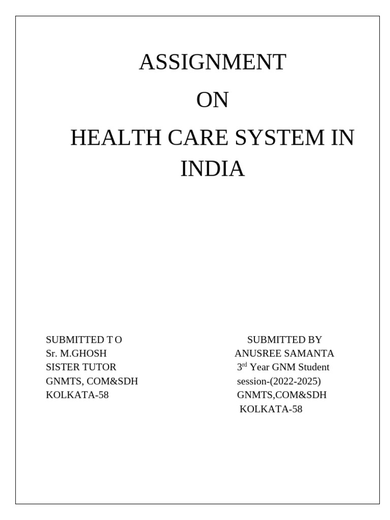 Assignment. Anusree | PDF