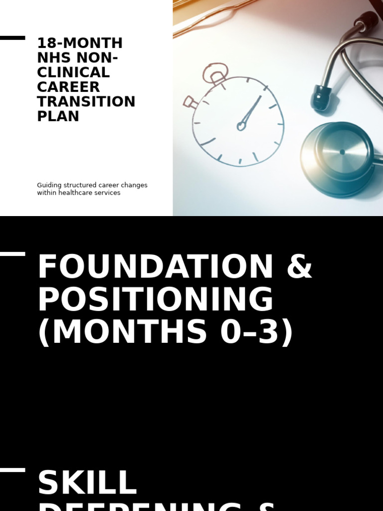 NHS Non-Clinical Career Transition Guide | PDF