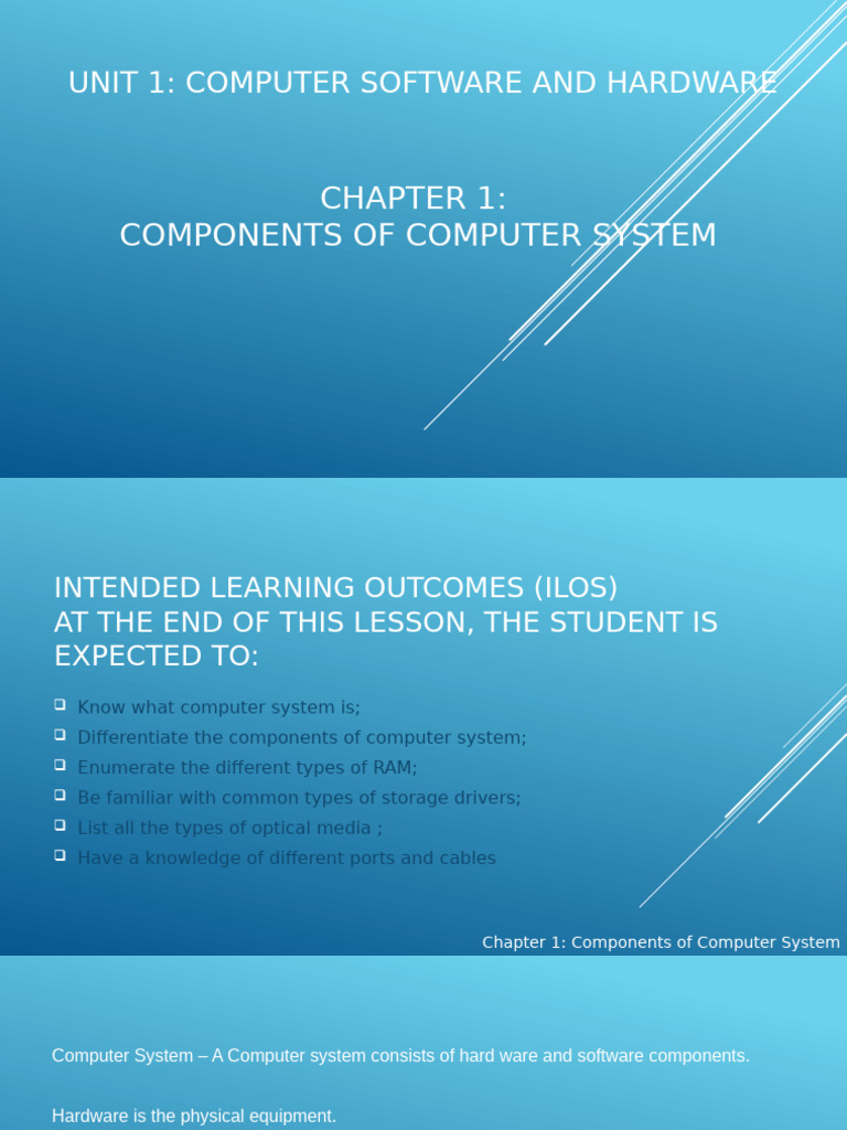 Computer System Components Explained | PDF | Random Access Memory ...