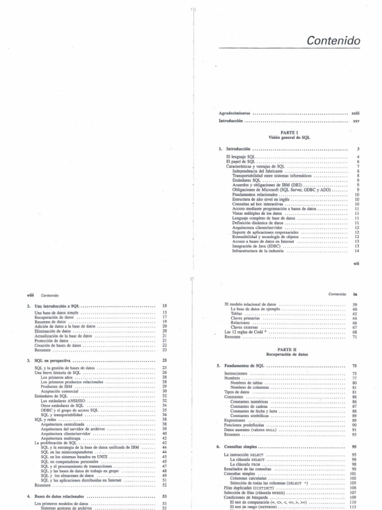 Manual de Referencia SQL | PDF | SQL | Bases de datos