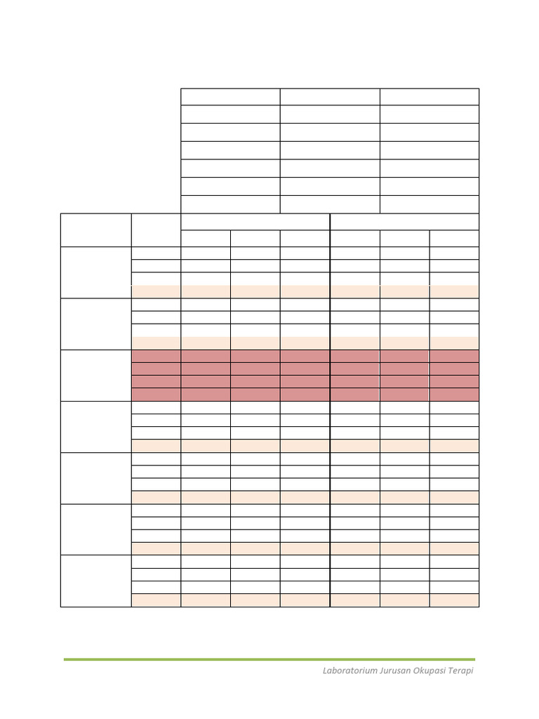 Pinch Dynamometer Test Form | PDF