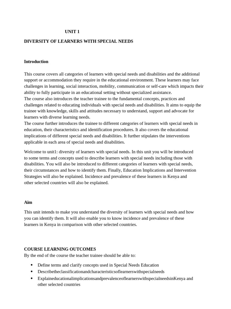 Understanding Special Needs Education | PDF | Special Education ...