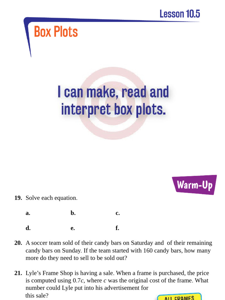 Five-Number Summary and Box Plots Guide | PDF | Statistical Analysis ...