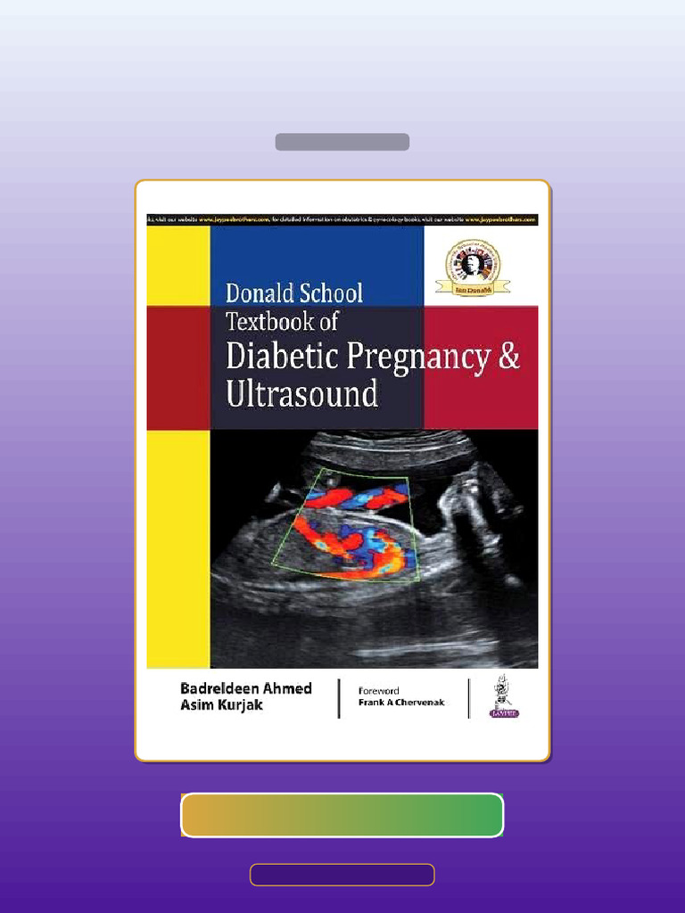 Donald School Textbook of Diabetic Pregnancy and Ultrasound E-book ...