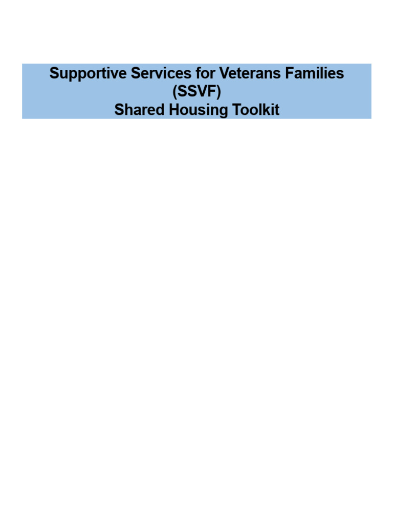 Shared Housing Toolkit | PDF | Landlord | Lease