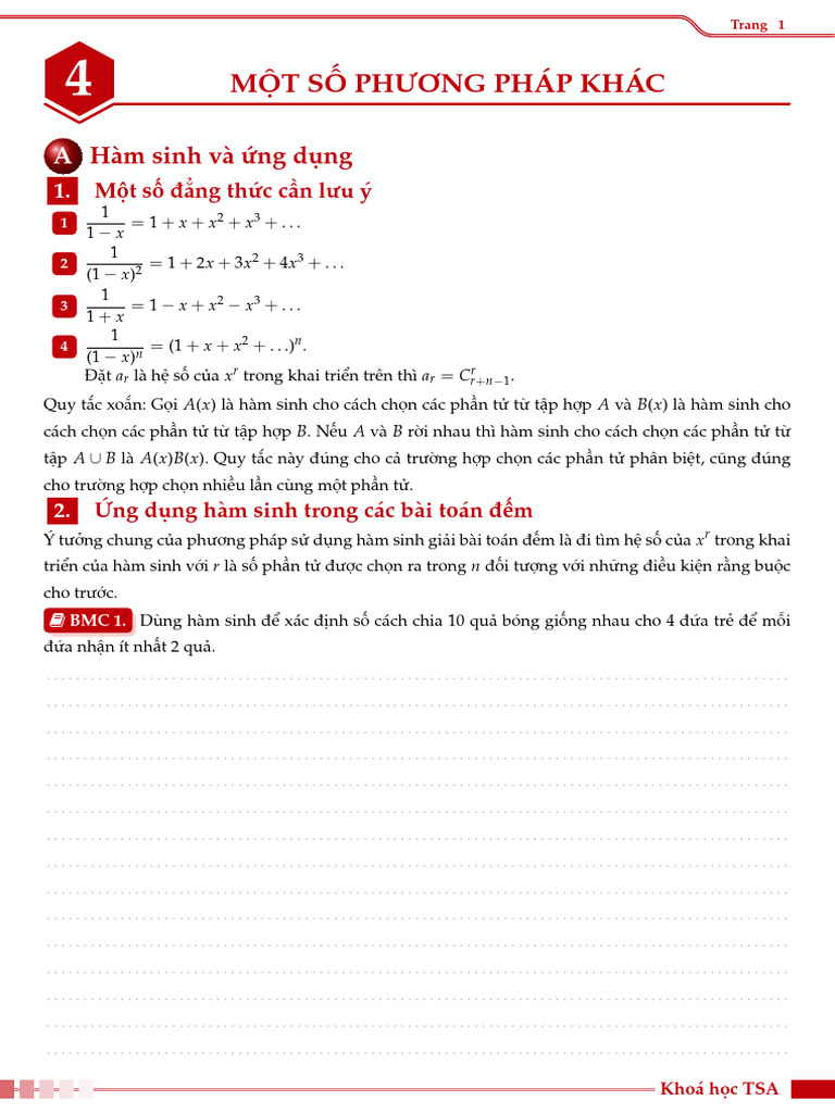 Bai 4 Mot So Phuong Phap Khac | PDF
