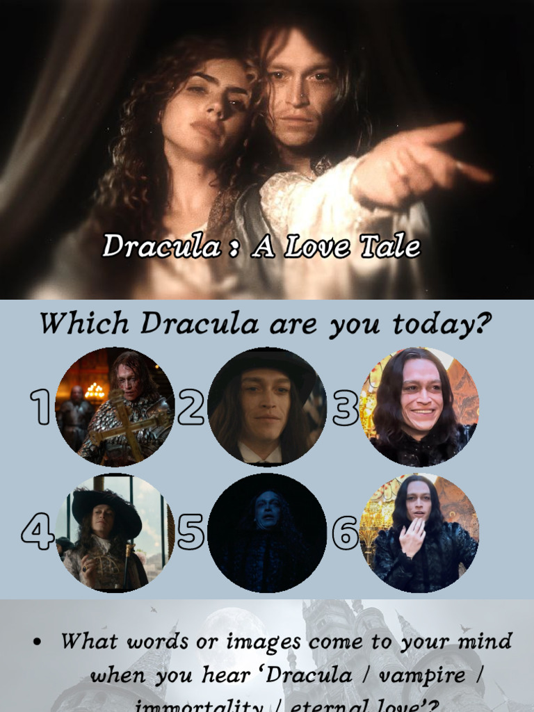 English Lesson Dracula a Love Tale A2-B1 | PDF | Religious Belief And ...