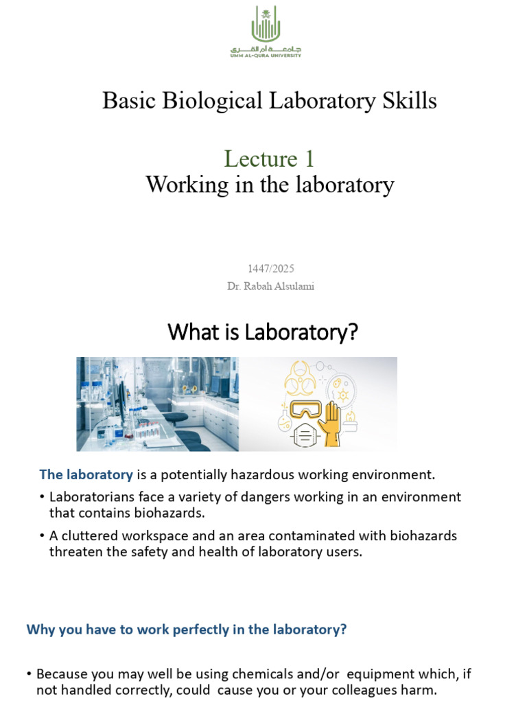 Essential Laboratory Safety Skills | PDF | Microscope | Laboratories