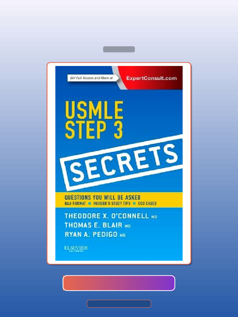 USMLE Step 3 Secrets E-book Testbank Solutions | PDF | United States ...