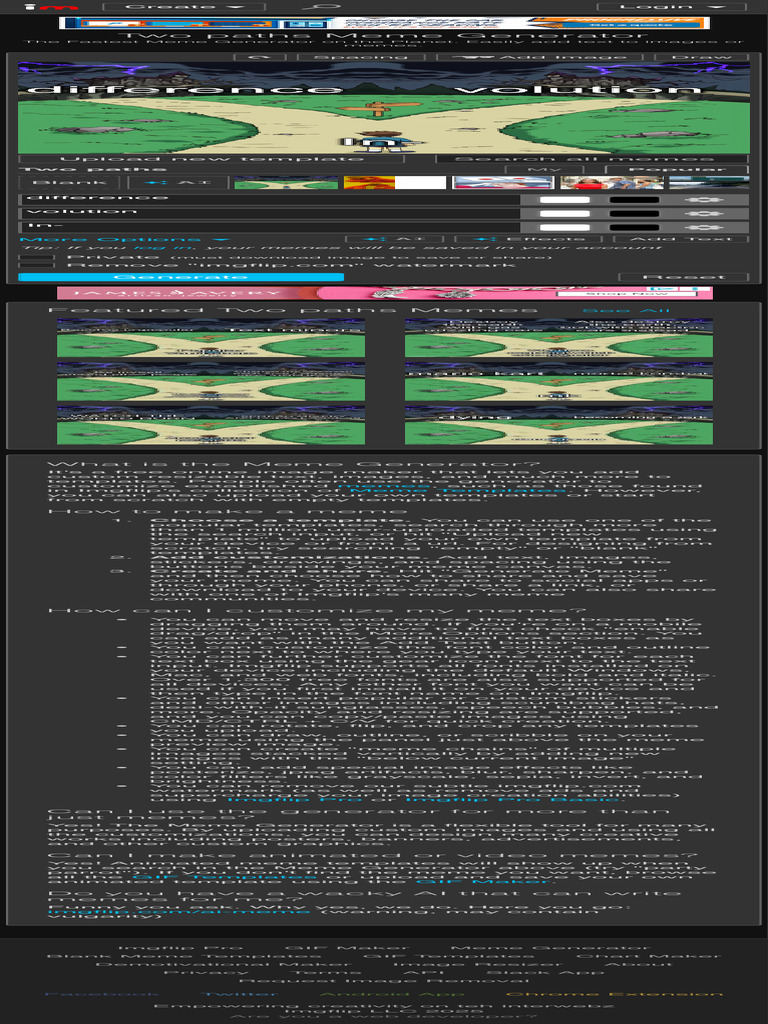 Fast Online Two Paths Meme Generator | PDF | Software | Computing