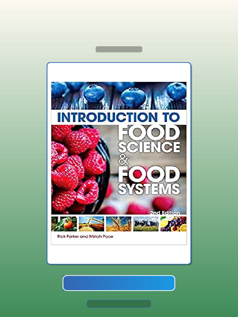 Introduction to Food Science and Food Systems 2nd Edition E-book ...