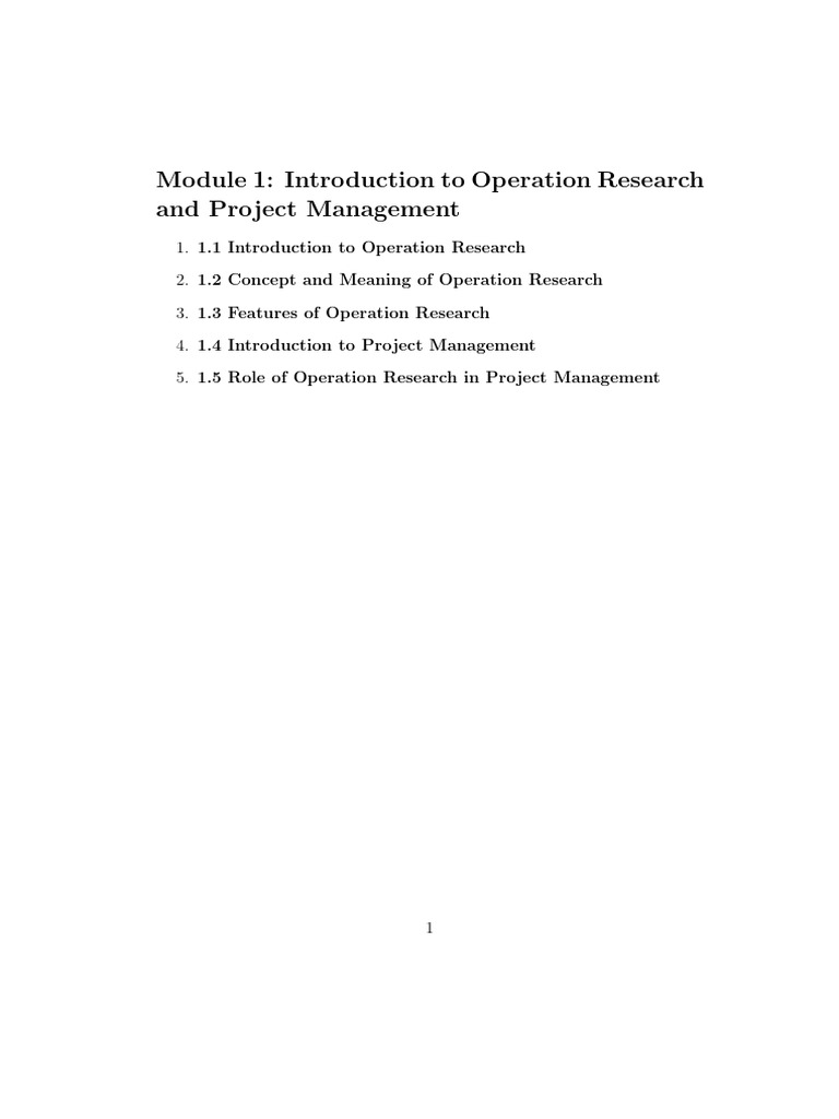 operation_research_in_project_management (1) | PDF | Operations ...