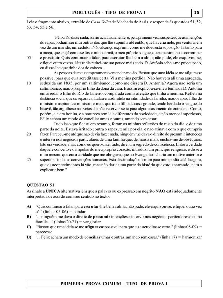 UFU 2000.1 Português | PDF | Intenção