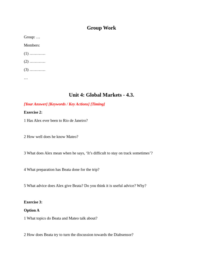 Group Work (1) | PDF