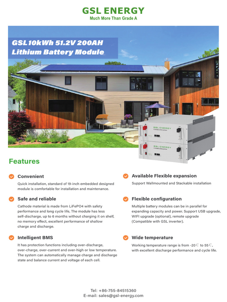 GSL-A51-200 Battery Specifications | PDF | Galvanic Cells | Electrical ...