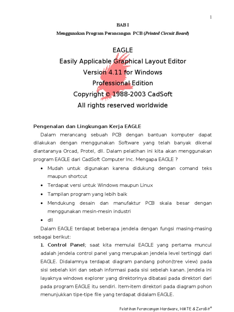 Tutorial Eagle | PDF | Komputer