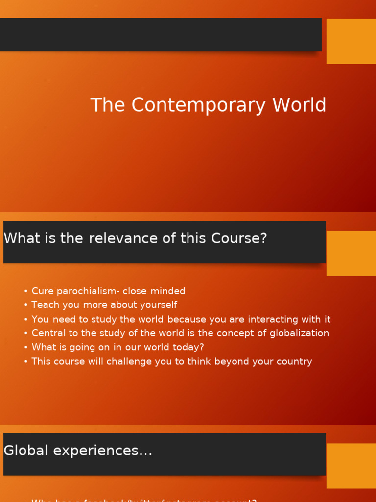 MOdule 1(Globalization) | PDF | Globalization | Philippines