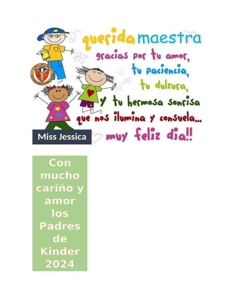 Nota Para Maestra | PDF