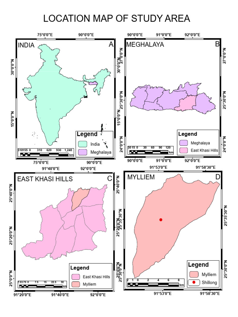 Location Map of Mylliem, Meghalaya | PDF