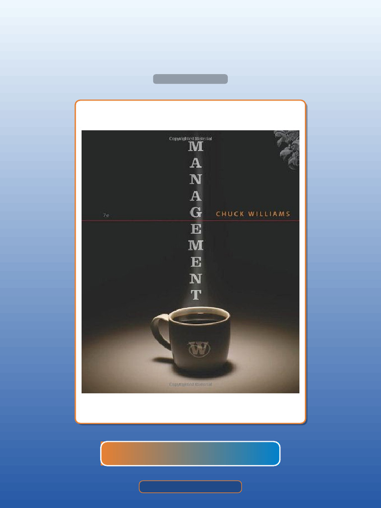 Management 7th Edition by Williams E-book Testbank Solutions | PDF ...