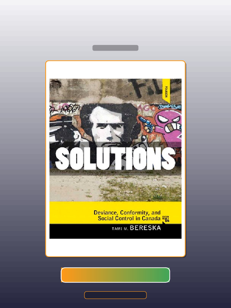 Deviance Conformity and Social Control in Canada 4 Ed Bereska E-book ...