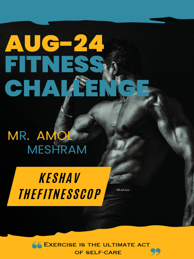 Mr. Amol Meshram- AUG24 | PDF | Physical Fitness | Dieting