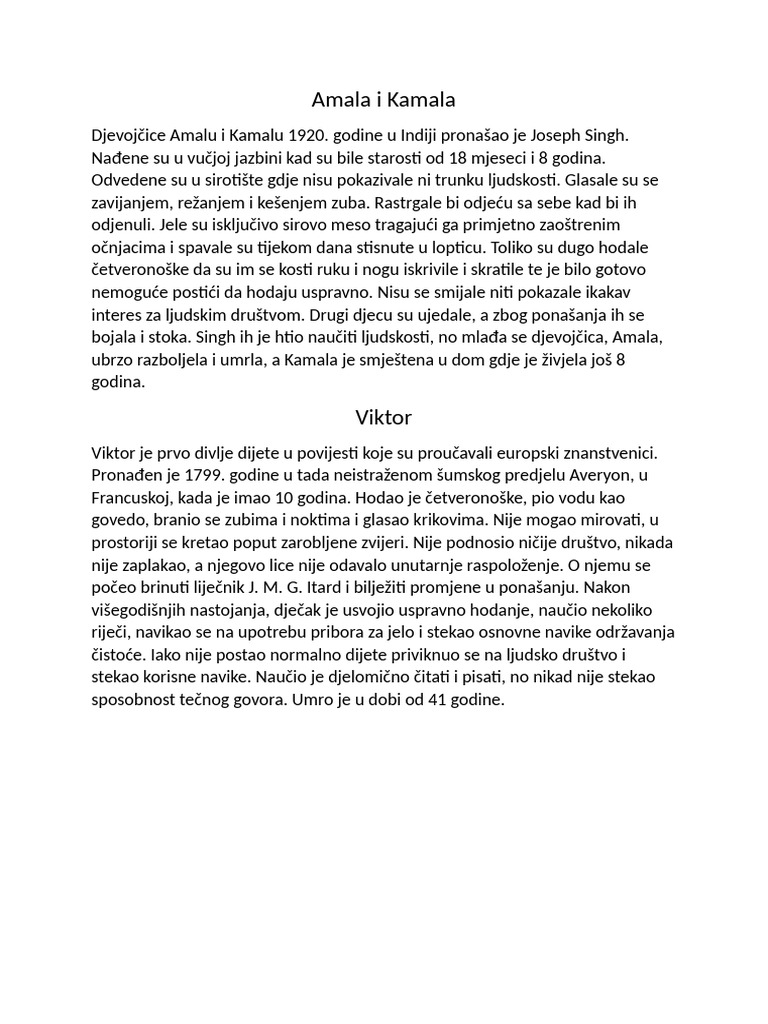Divlja djeca | PDF
