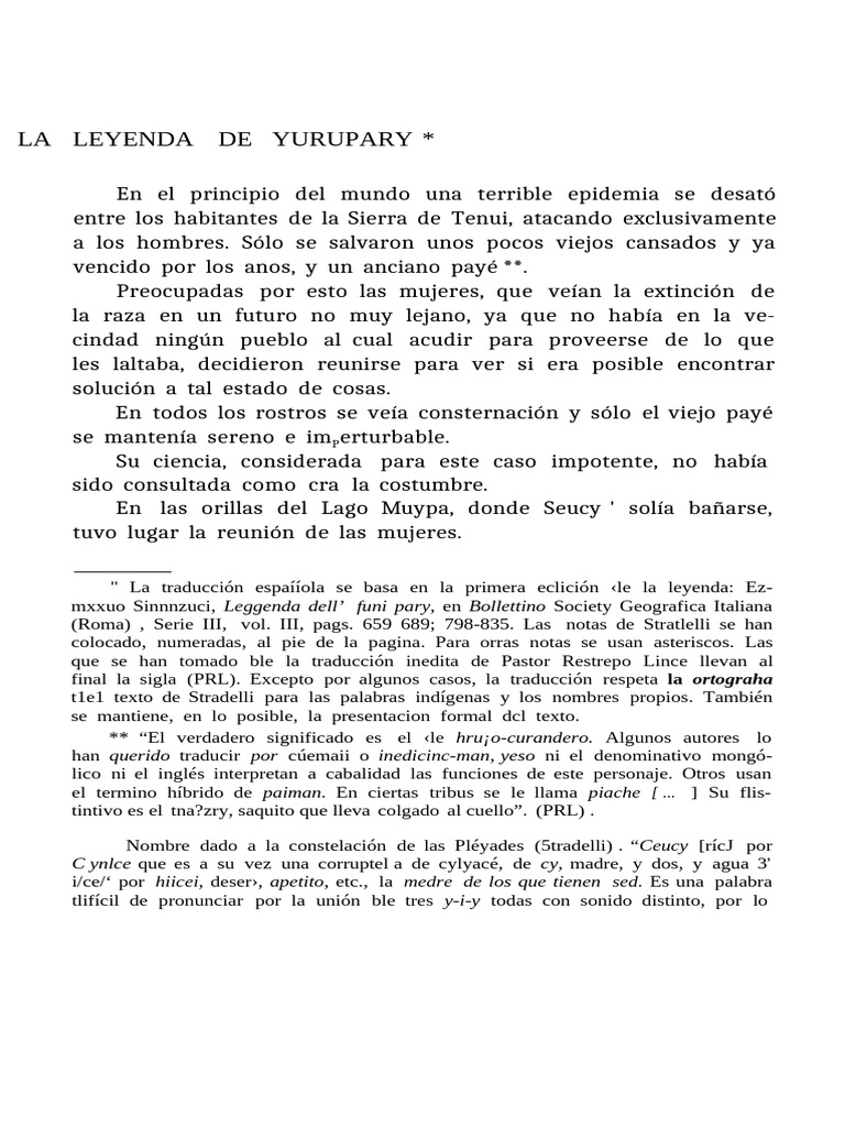 La Leyenda Del Yurupary (1) | PDF