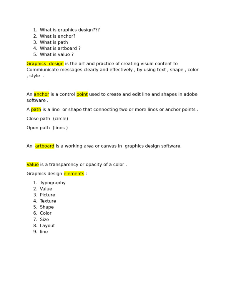 What is Graphics Design | PDF