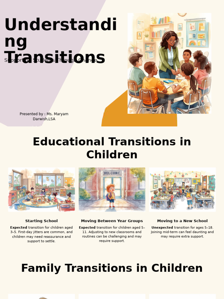 Supporting Children Through Transitions | PDF | Grief | Human Life Stages