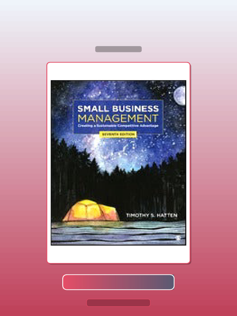 Small Business Management Creating a Sustainable Competitive Advantage ...