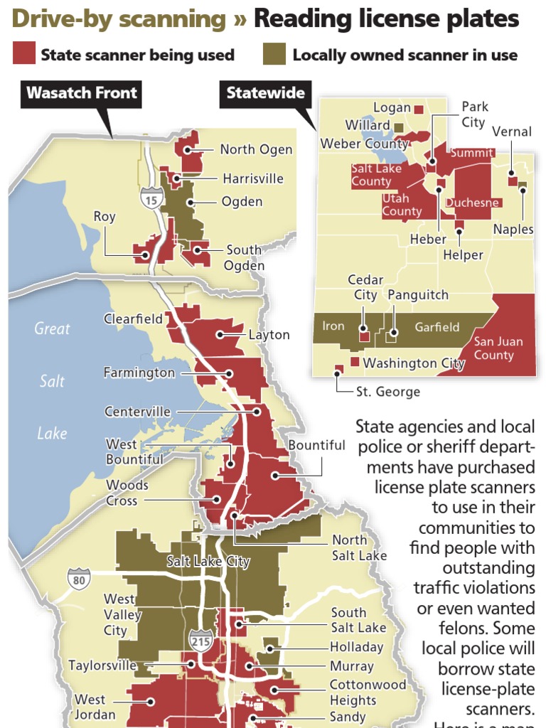License Plate Scanner Usage Map | PDF