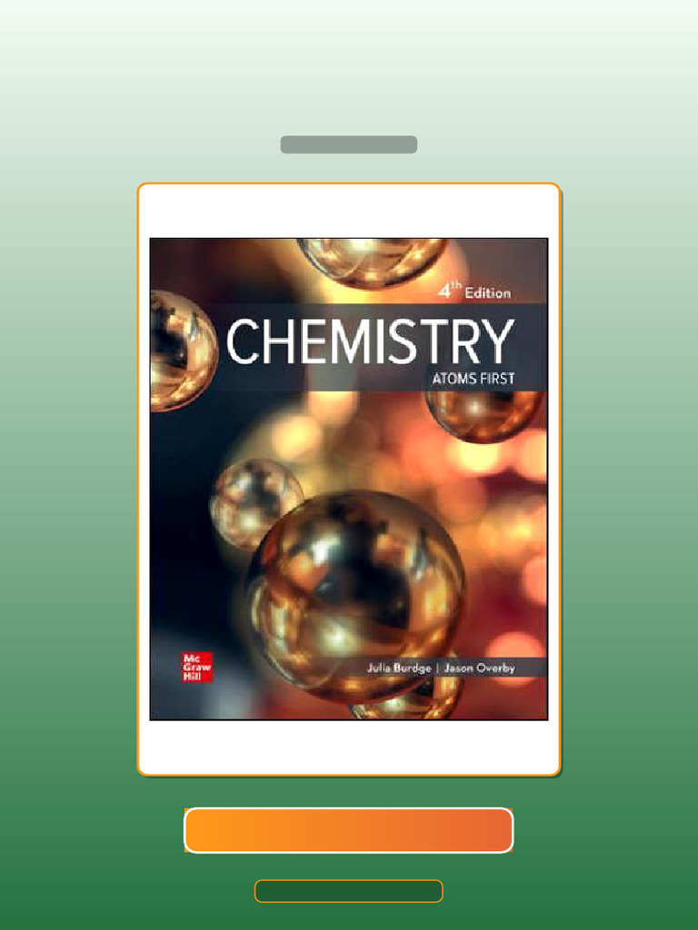 Chemistry Atoms First 4th Edition Julia Burdge Jason Overby E-book ...