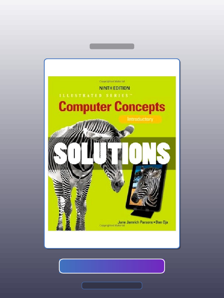 Computer Concepts Illustrated Introductory 9 Ed Parsons E-book Testbank ...