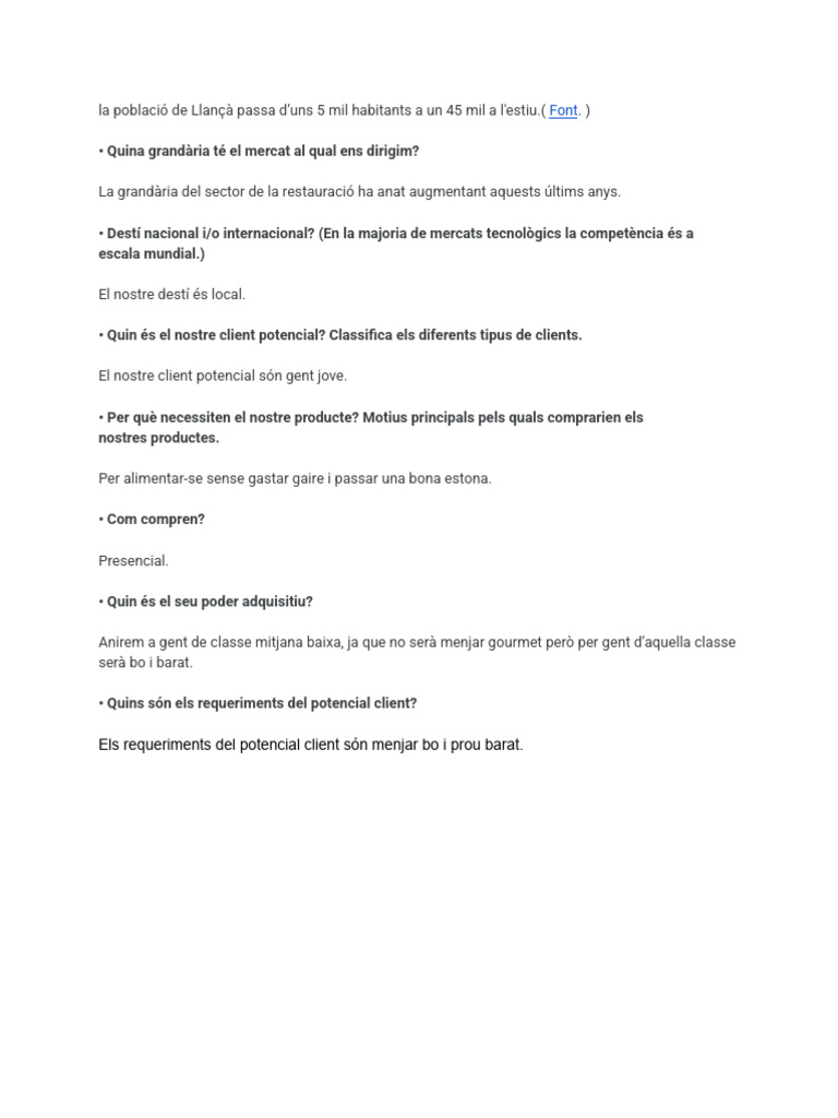 Anàlisi i Segmentació Del Mercat | PDF