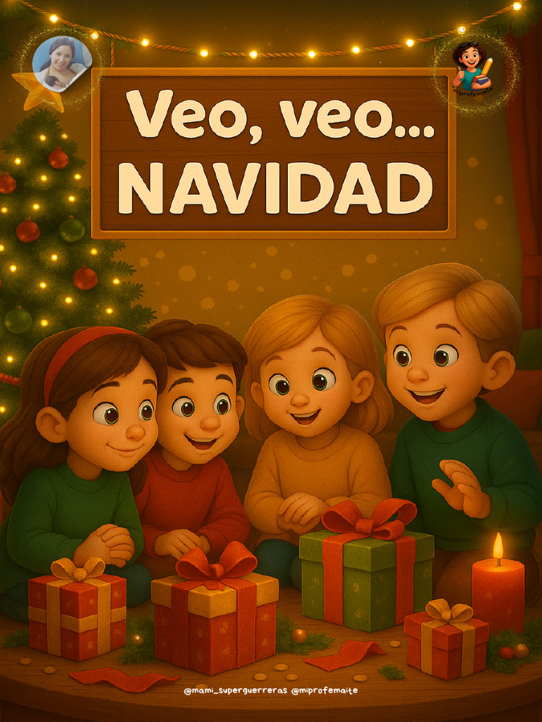 Actividades "Veo, Veo" para Niños | PDF | Papá Noel | Observancias de ...