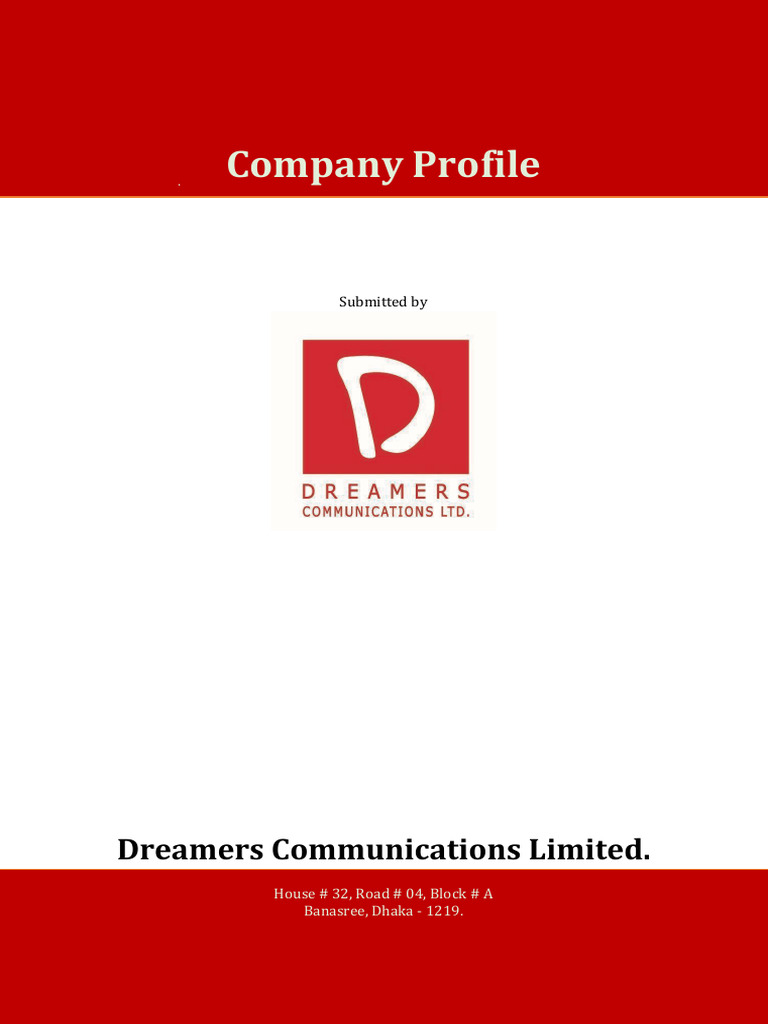 Dreamers Communications Company Profile | PDF | Marketing | Brand