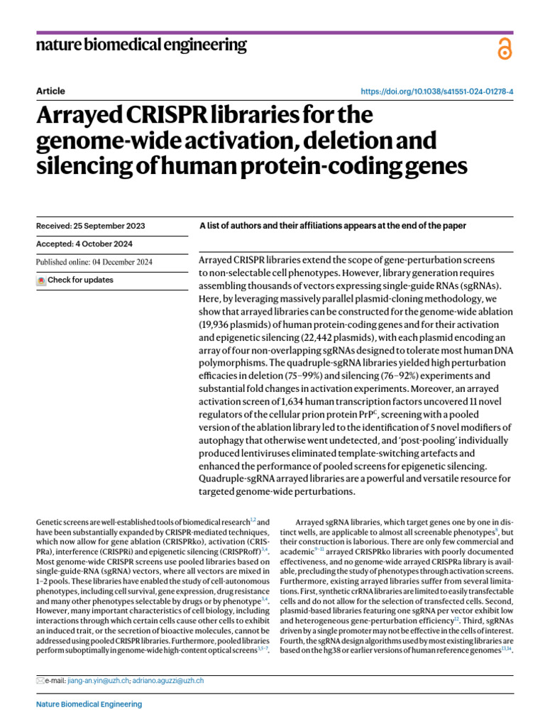 Crispr Array | PDF | Molecular Cloning | Plasmid